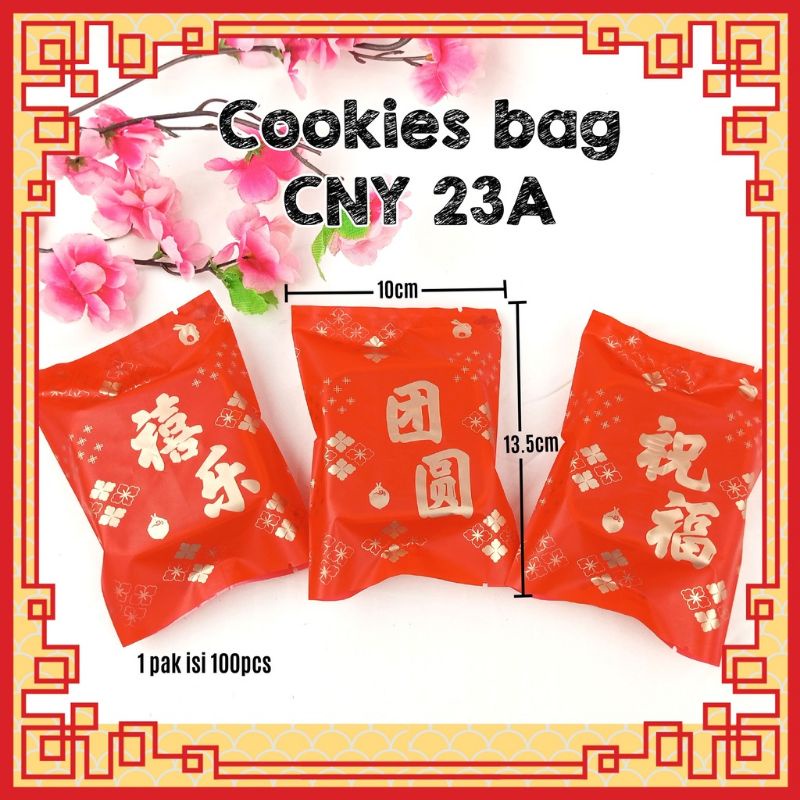 Jual Cookies Bag Imlek Chinese New Year (Per100pc) Kantong Kue Kering ...