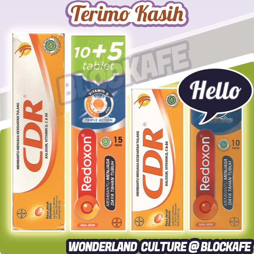 Jual CDR dan Redoxon Multivitamin (5 Varian) | Shopee Indonesia