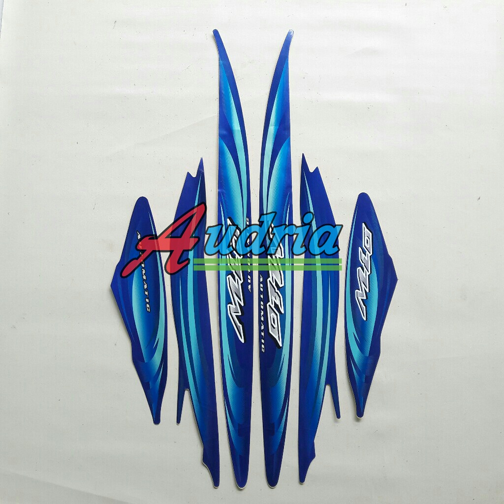 Jual Stiker Striping Motor Yamaha Mio Sporty 2007 std full biru ...
