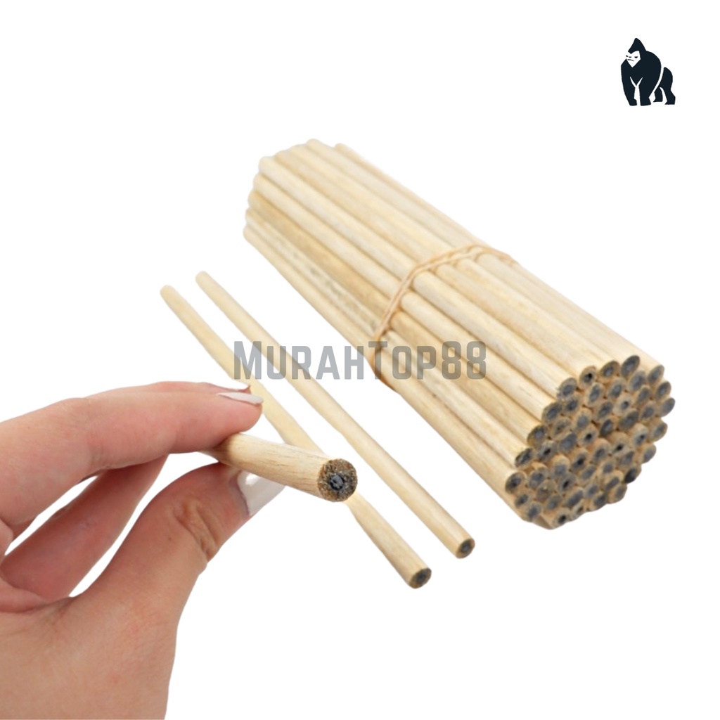 Jual Pencil 2B Kayu Polos Panjang / Pensil Hotel / Pensil Murah Segi ...