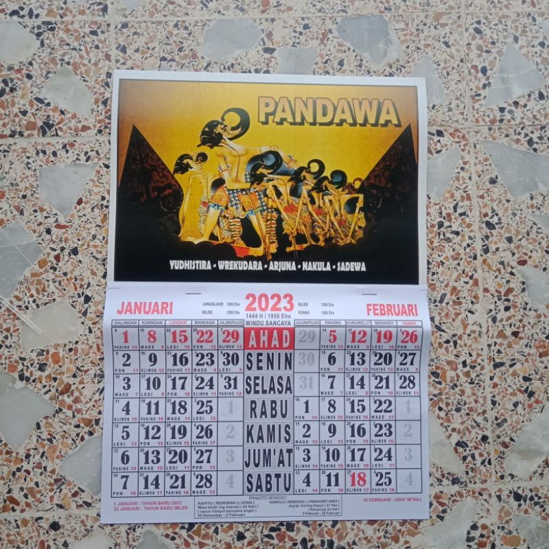 Jual KALENDER 2023 KALENDER KECIL KALENDER MURAH KALENDER WUKU 2023 ...