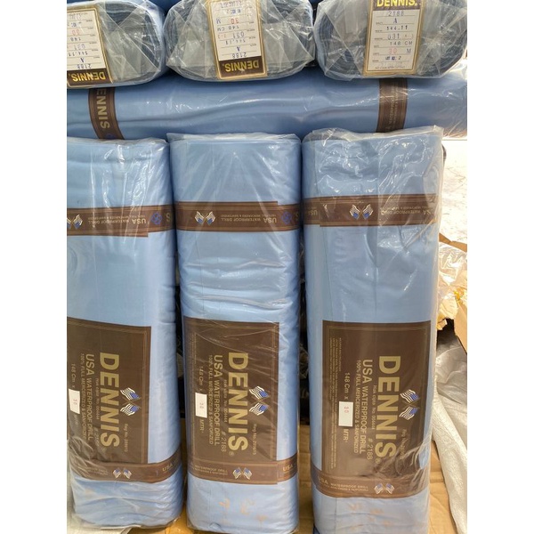 Jual KAIN DENNIS DRILL WARNA BIRU TELOR ASIN 031 kain bahan untuk ...
