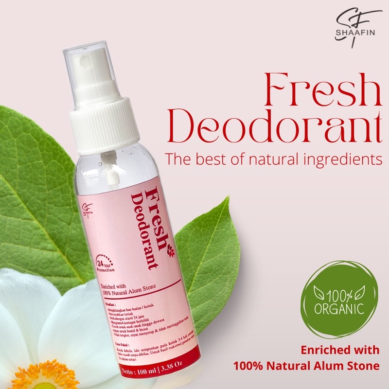 Jual Natural Deodorant Tawas Spray Antiperspirant | Shopee Indonesia