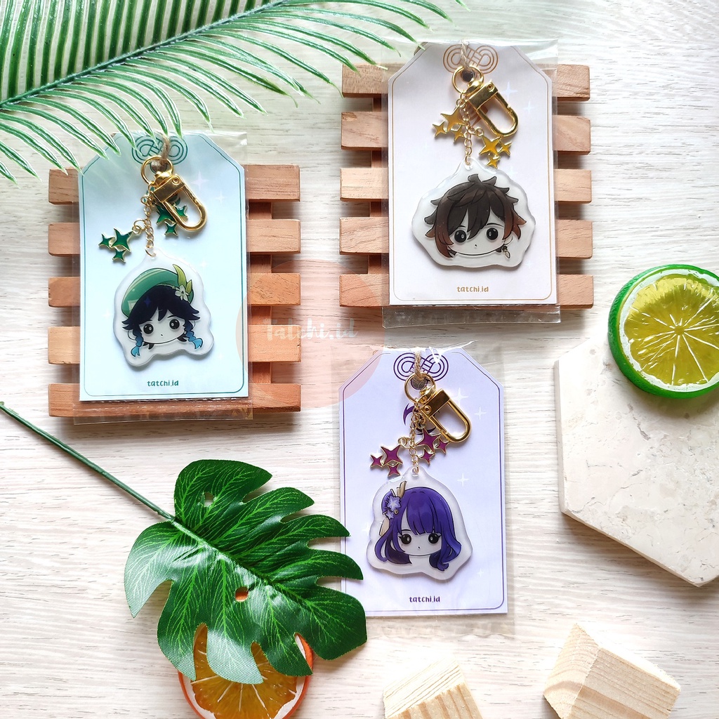 Jual [TATCHI.ID] Fan Made Keychain Genshin Impact 8 orang melihat ...