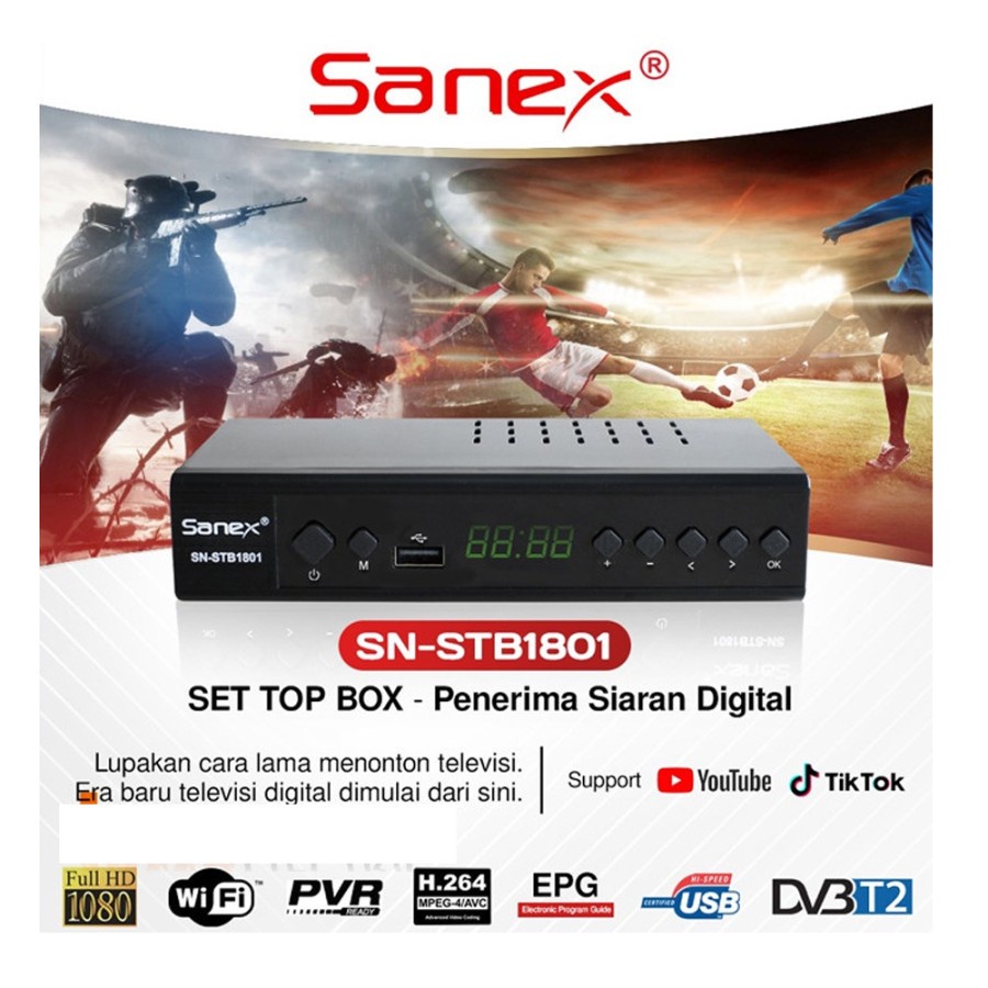 Jual STB DVB T2 SET TOP BOX TV DIGITAL SUPPORT YOUTUBE | Shopee Indonesia