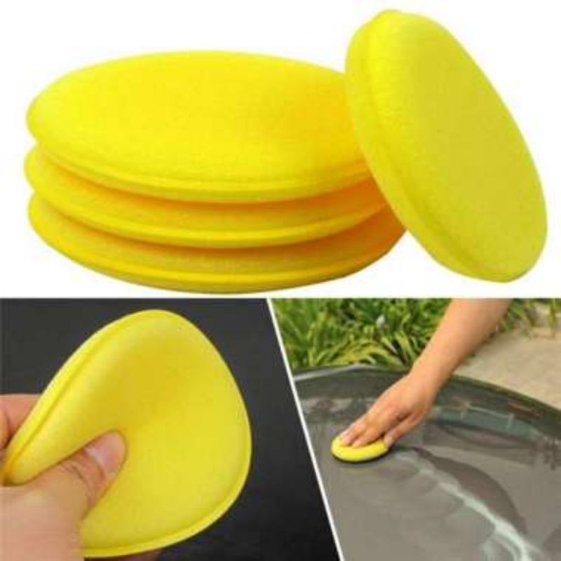 Jual busa pad spon pad applicator hitam kuning pad busa poles busa ...