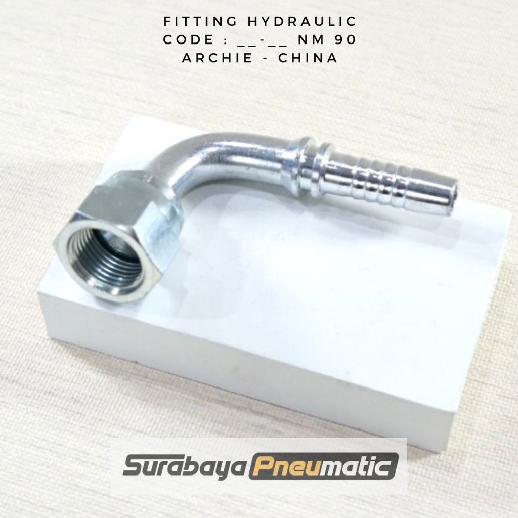 Jual Fitting Hose 12-12 NM 90°– Drat 3/4” – Brand ARCHIE (China ...