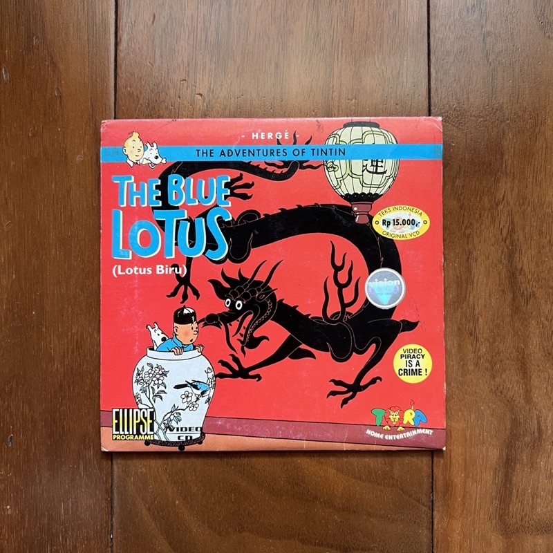 Jual VCD The Blue Lotus Biru Petuangan Adventures of Tintin | Shopee ...
