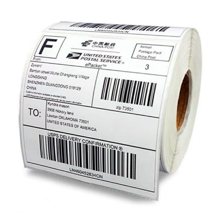Jual Kertas Thermal Sticker Roll / Kertas Label Resi Online | Shopee ...
