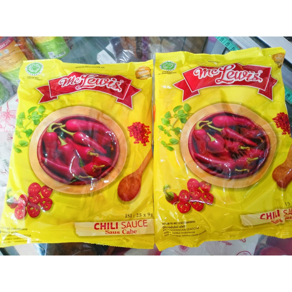 Jual Mc Lewis Chili Sauce Saus Sambal Sachet | Shopee Indonesia