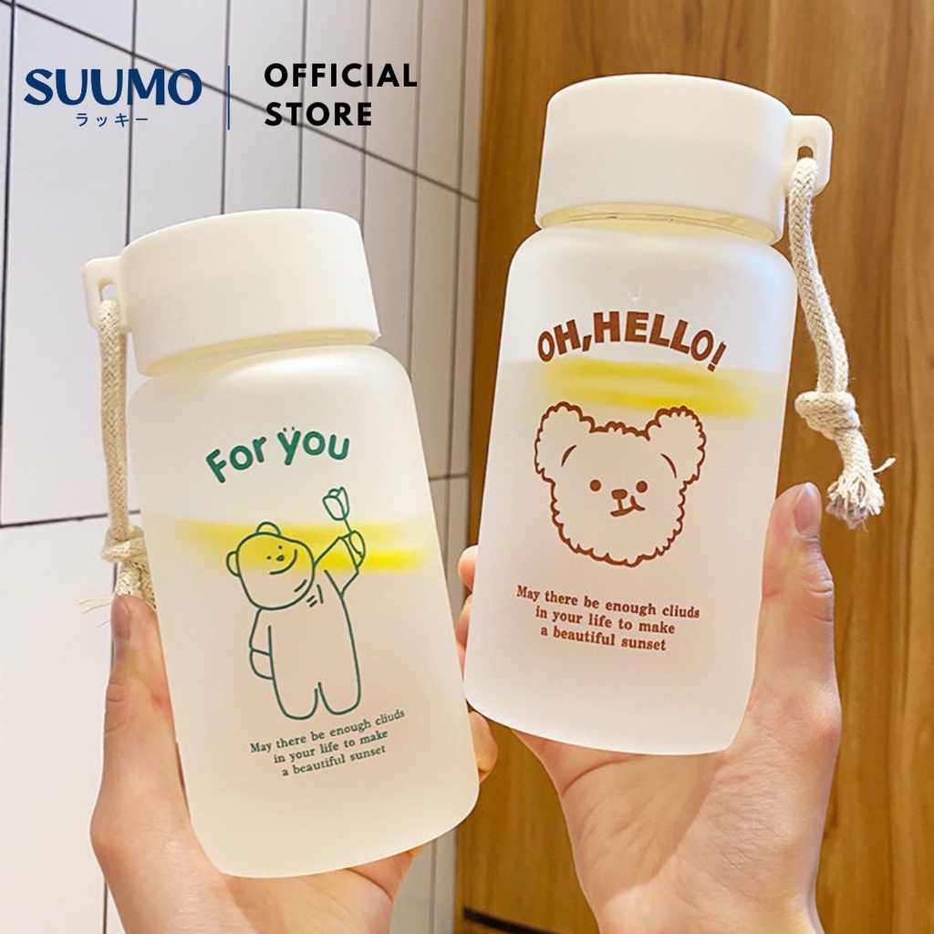 Jual Suumo Tumbler Transparan Botol Minum Mini 450ml | Shopee Indonesia