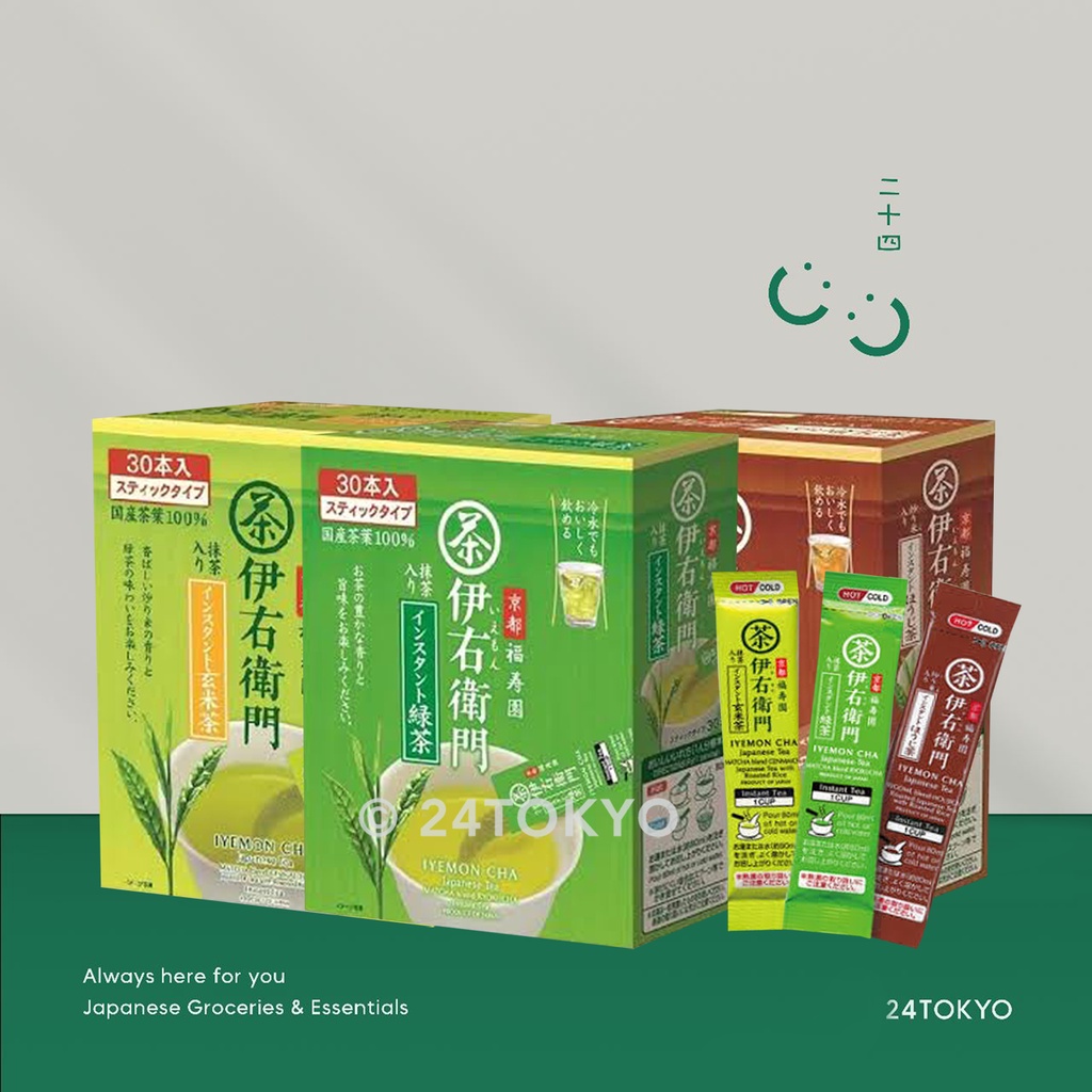 Jual 24Tokyo - Iyemon Teh sachet instan panas dingin hot and cold green ...