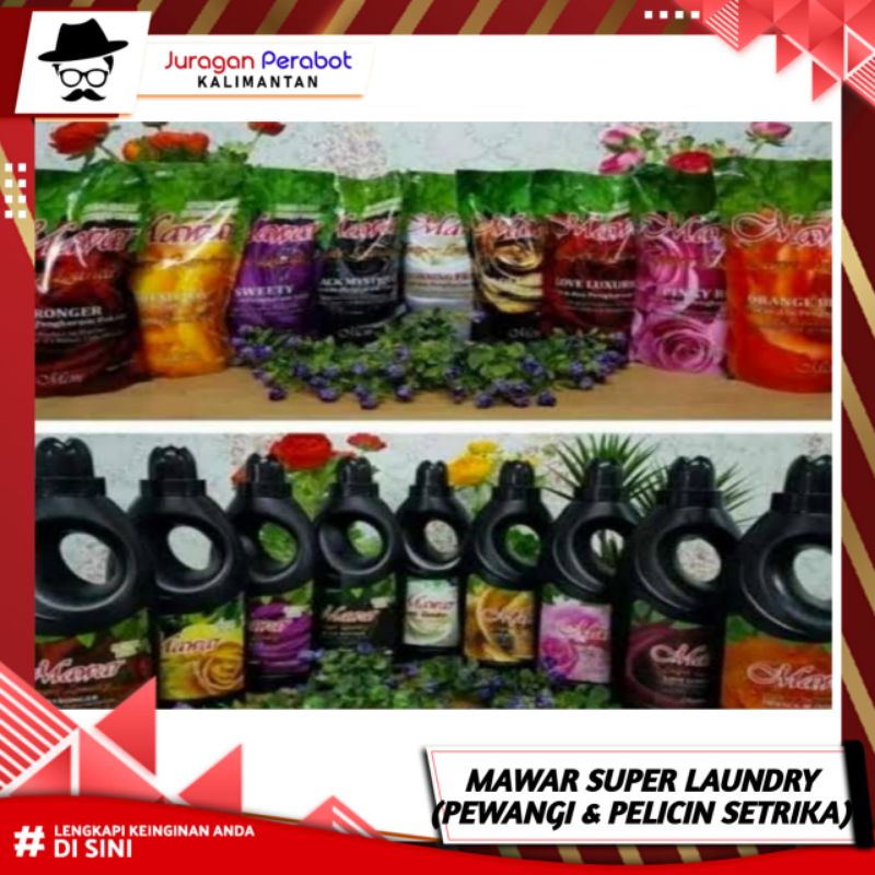 Jual parfum mawar super laundy kemasan botol 1,1 liter | Shopee Indonesia