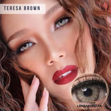 Jual Special softlens teresa Minus / brown / Grey ~ | Shopee Indonesia