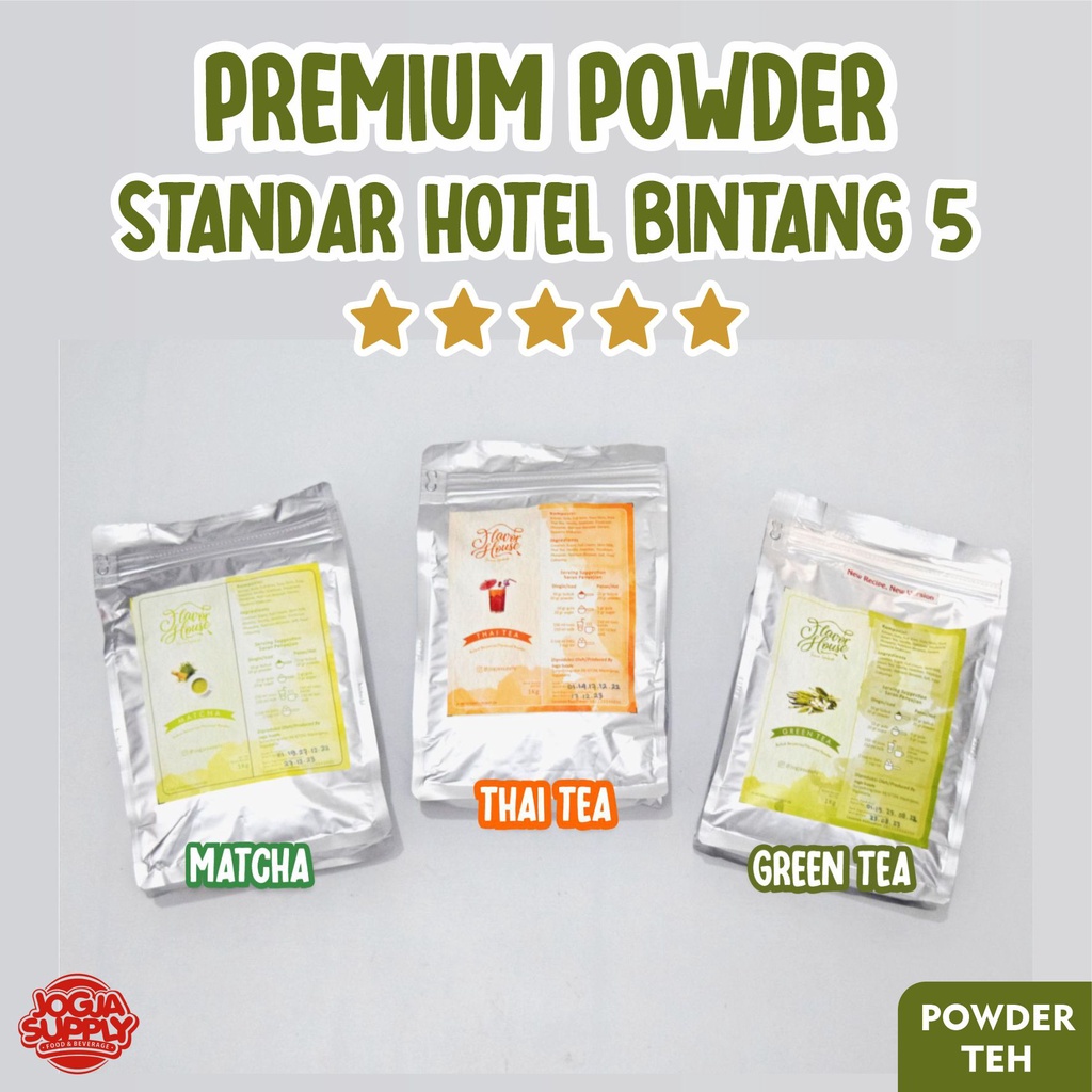 Jual 1kg Bubuk Minuman Rasa Green Tea - Matcha - Thai Tea - Powder ...