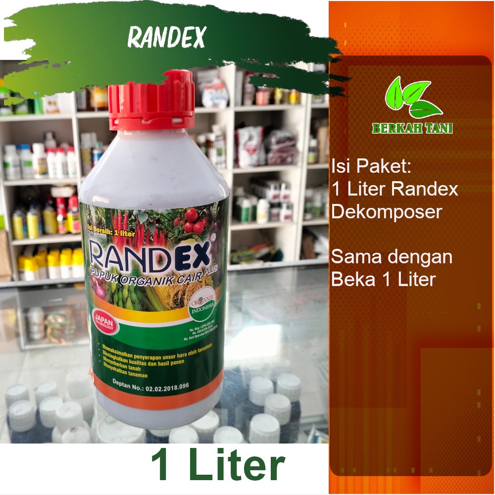Jual Beka Randex 1 Liter Dekomposer Tanah 1 Liter | Shopee Indonesia