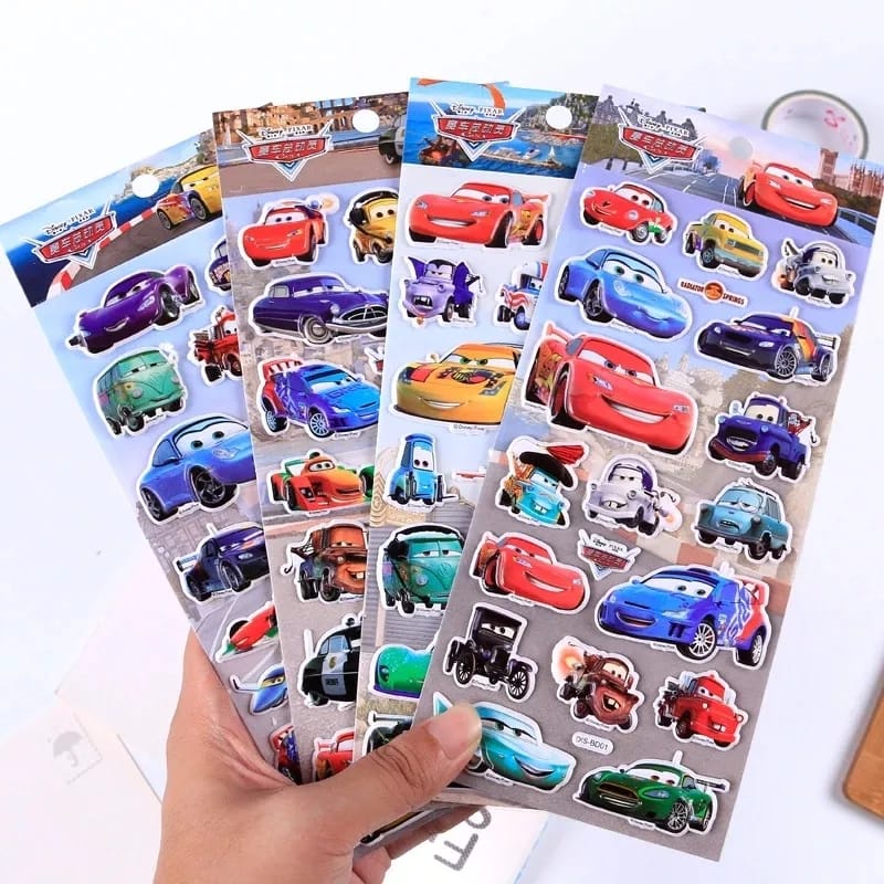 Jual stiker lucu 3d disney Mobil pixar Cars McQueen | Shopee Indonesia