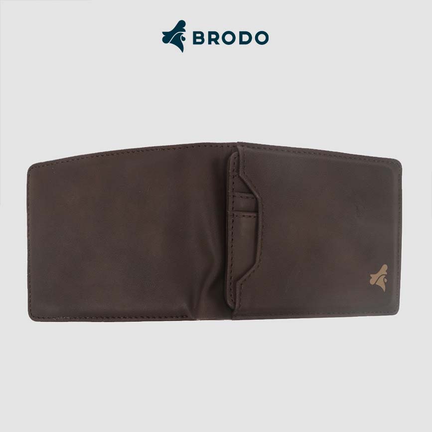 Jual Brodo - Dompet Leftscape Wallet Brown | Shopee Indonesia