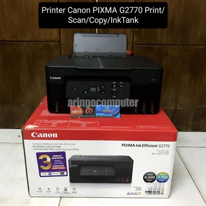 Jual Printer Canon PIXMA G2770 Print/Scan/Copy/InkTank | Shopee Indonesia
