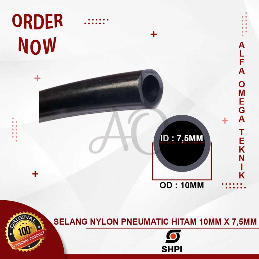 Jual SELANG NILON 10MM x 7.5MM PNEUMATIC SHPI HOSE PNEUMATIK NYLON ...