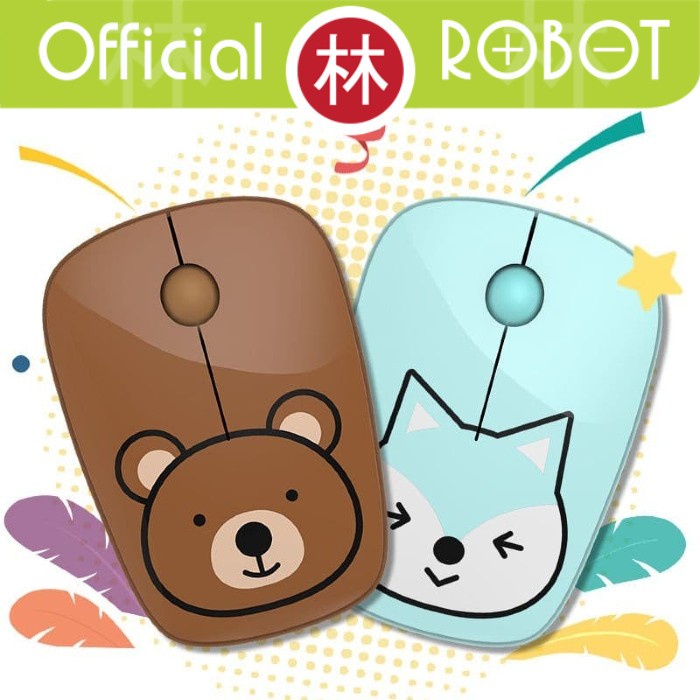 Jual mouse Robot M220 2.4G Wireless Optical Mouse Version Animal ...