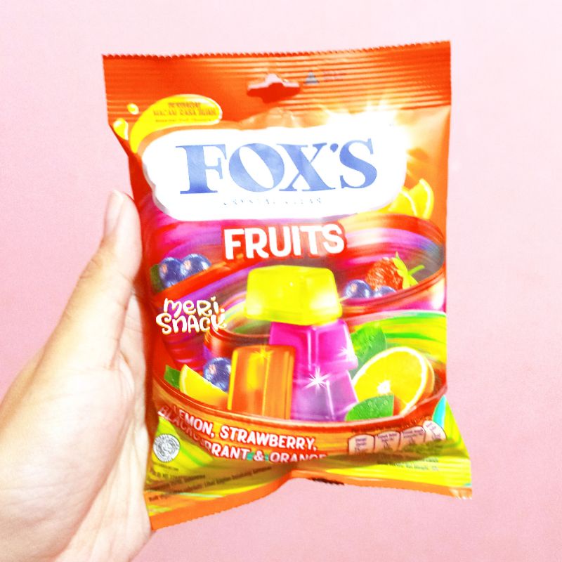 Jual Foxs Crystal Clear Fruits 90gr Permen Fox Foxs Shopee Indonesia