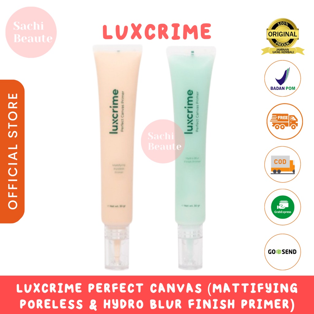 Jual Luxcrime Perfect Canvas - Mattifying Poreless Primer Hydro Blur ...