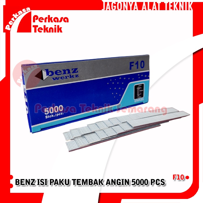 Jual BENZ Isi Paku Tembak Angin Air Nailer Refill F10 Staples Gun 10 mm ...