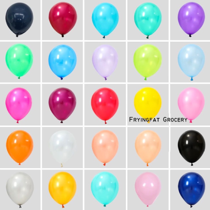 Jual (200pc) Balon Latex Metalik Mini 5 inch Harga Per Pack isi 200 ...
