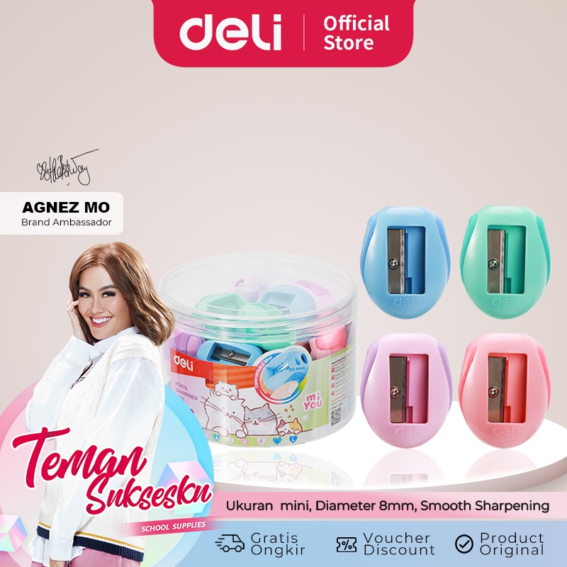 Jual Deli School Pencil Sharpener / Rautan Serutan Pencil Kayu Edisi ...