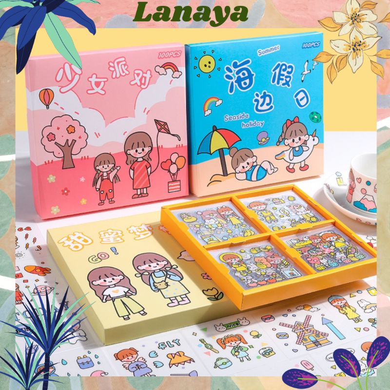 Jual STIKER KARTUN LUCU isi 100pc by Lanaya GARDEN PARTY Stiker ...