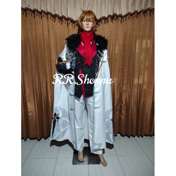 Jual Rental/Sewa kostum cosplay Childe Harbinger/Fatui | Shopee Indonesia