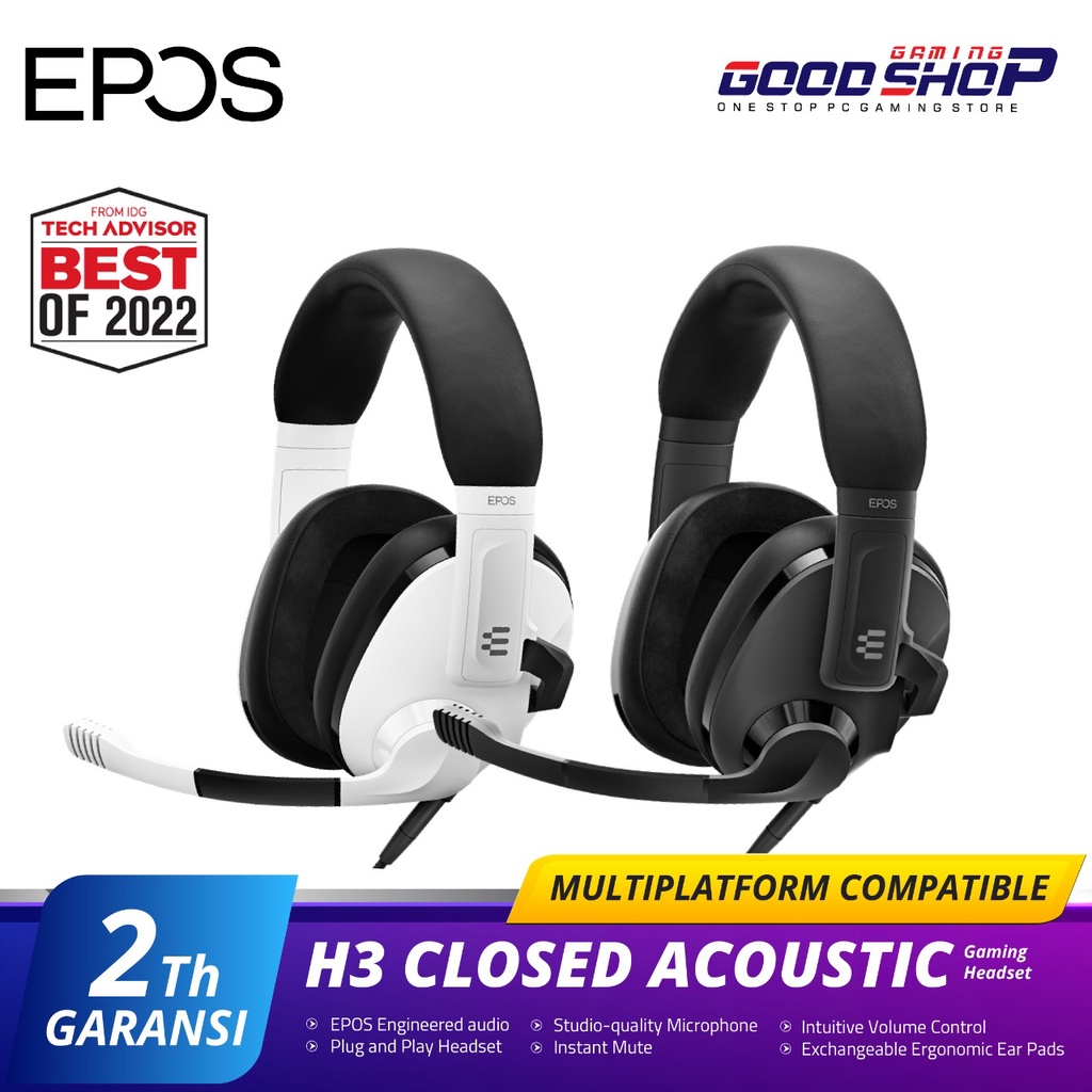 Jual EPOS H3 Closed Acoustic - Gaming Headset | Shopee Indonesia