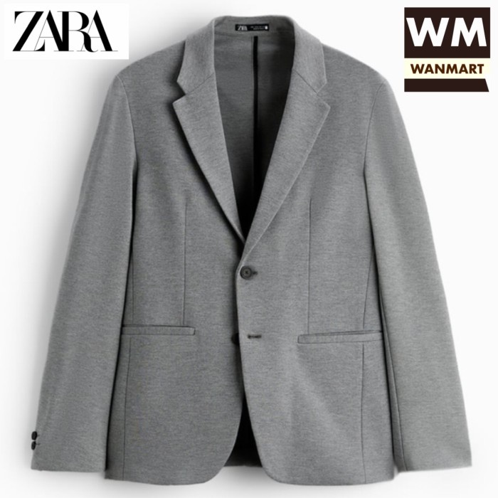 Jual ZARA MEN BLAZER JAS PRIA LENGAN PANJANG GRAY | Shopee Indonesia