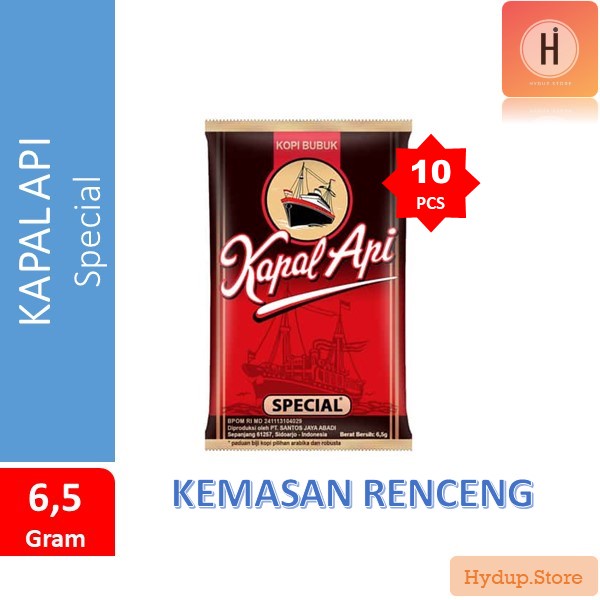 Jual Kopi Hitam Kapal Api Sachset Kecil Renceng Isi 10 Kemasan 6,5 Gr ...
