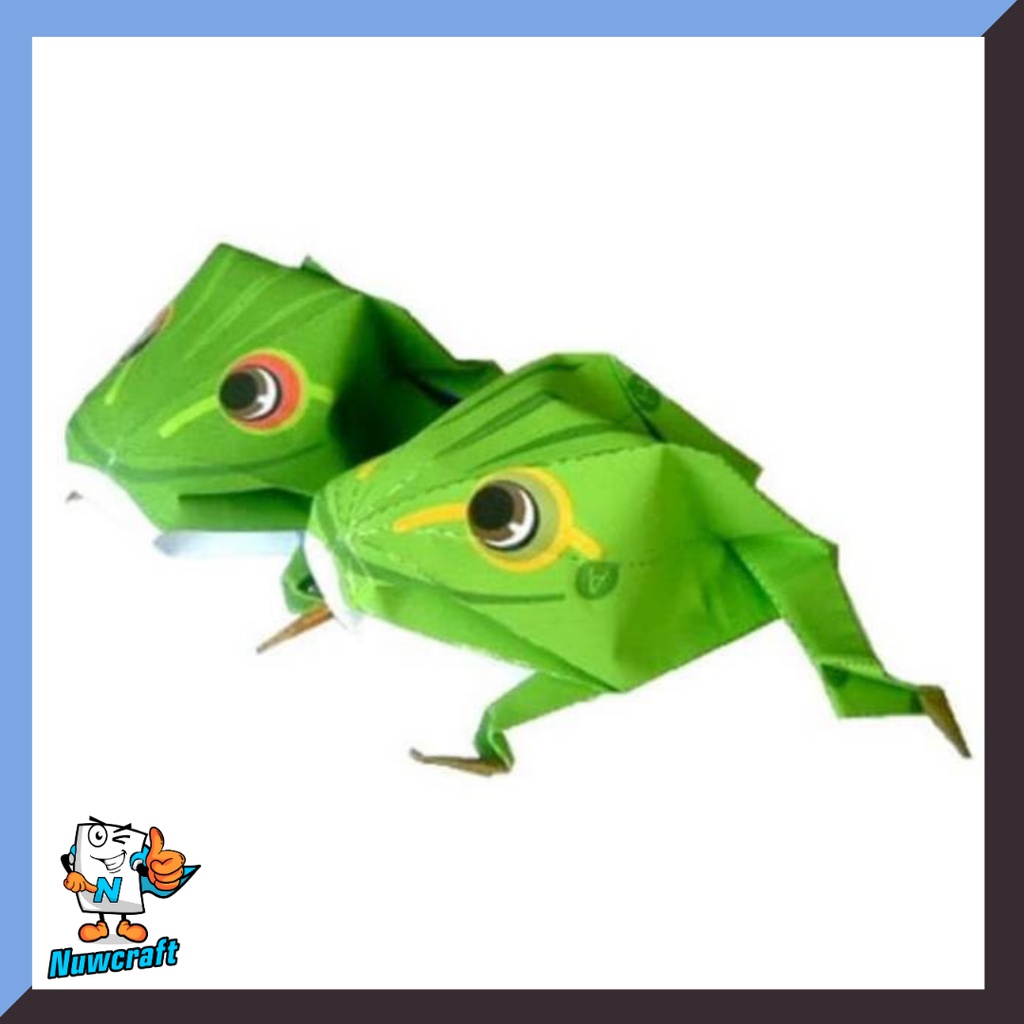 Jual Nuwcraft Origami Frog Papercraft | Shopee Indonesia