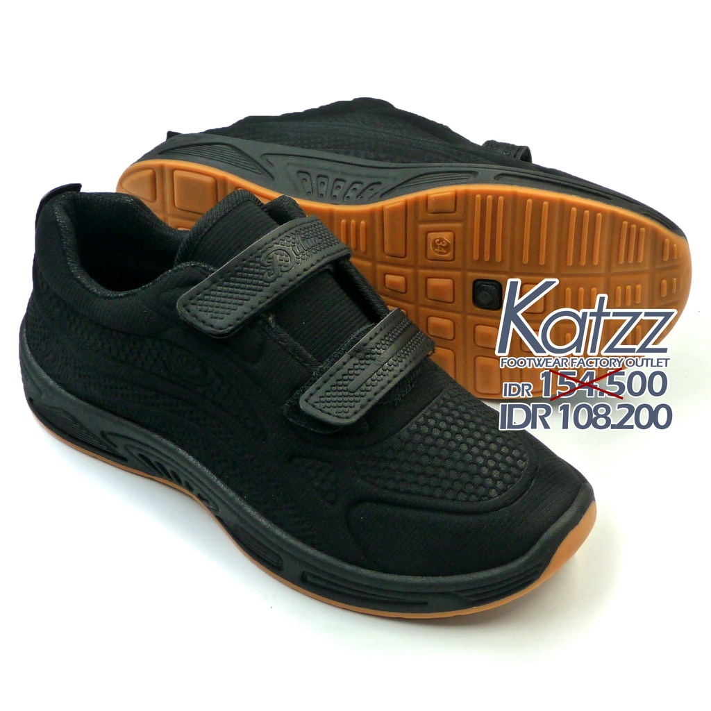 Jual Katzz - Sepatu Sekolah Full Hitam Uk 30 - 34 / Sepatu Sekolah ...