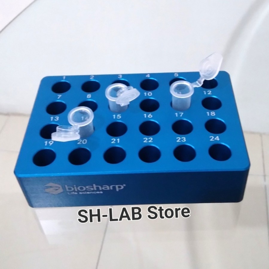 Jual Microtube Cooling Block Rack for Microtubes 1.5 ml x 24 Holes ...