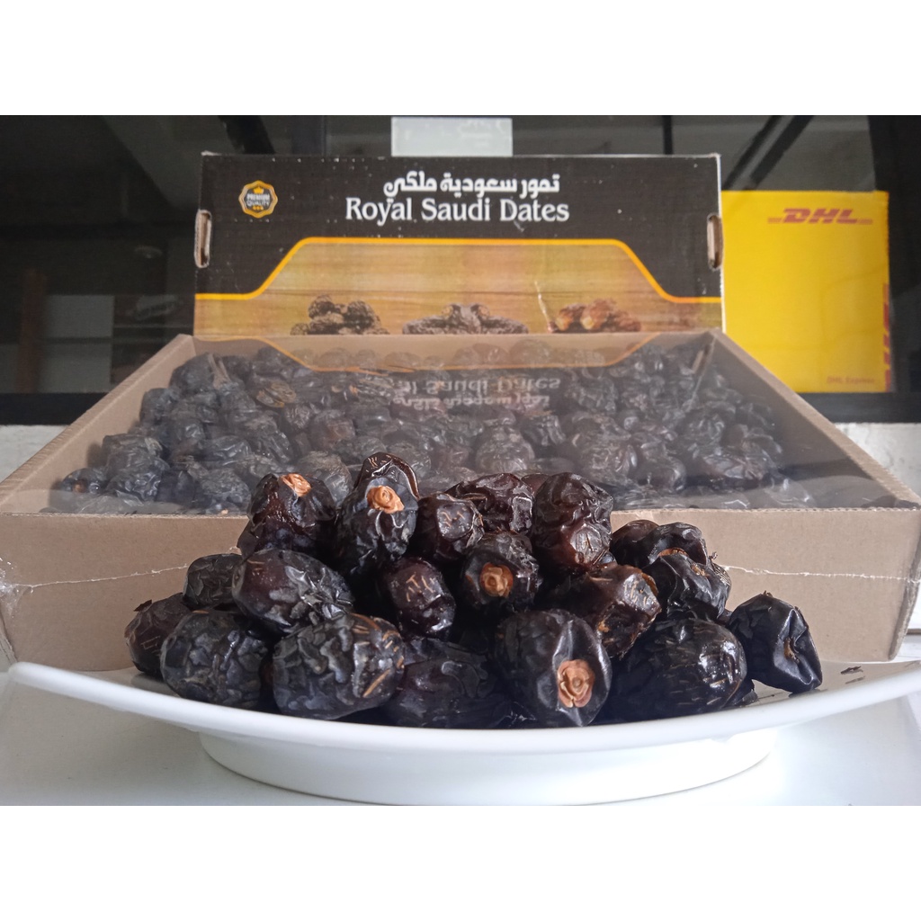 Jual Kurma Ajwa Premium 1Kg - Royal Saudi Dates | Shopee Indonesia