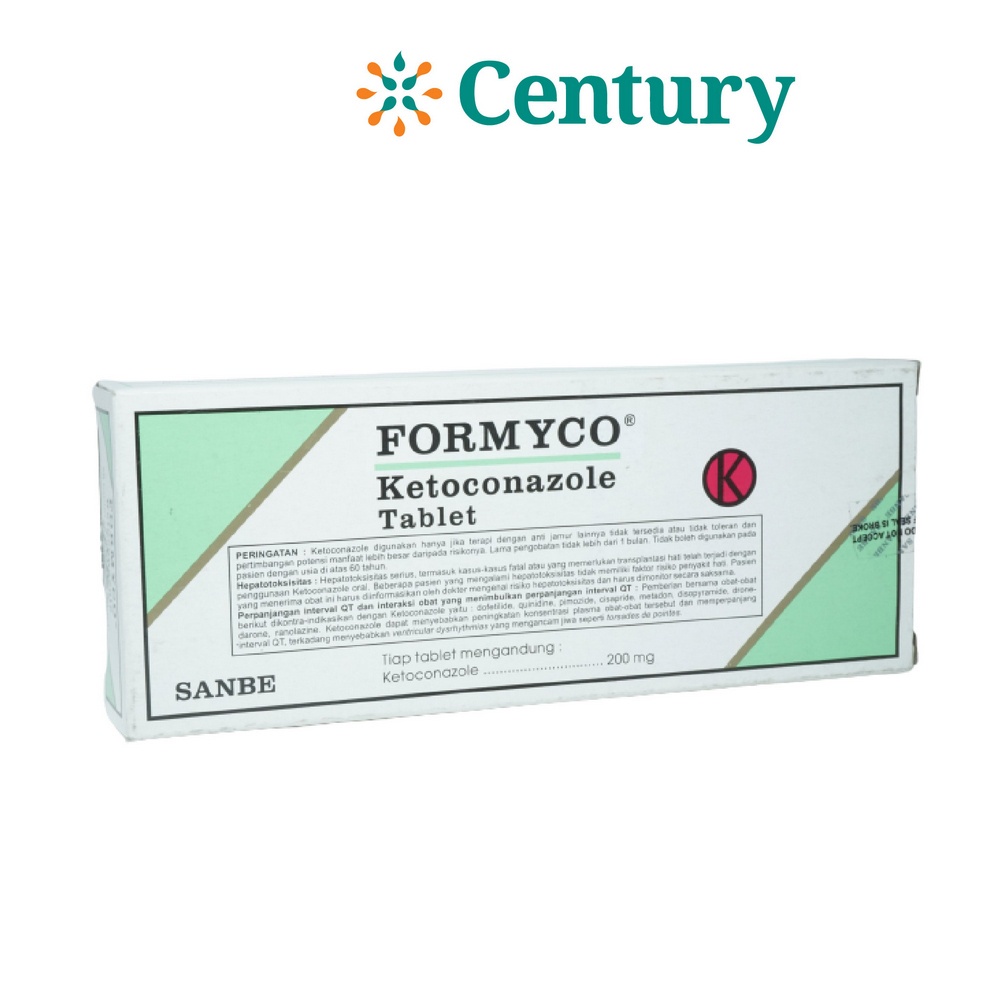 Jual FORMYCO 200 MG 10 TABLET / KETOCONAZOLE/ANTI JAMUR / OBAT KULIT ...