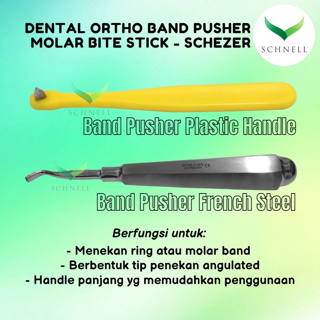 Jual Dental Ortho Band Pusher Molar Bite Stick Schezer | Shopee Indonesia