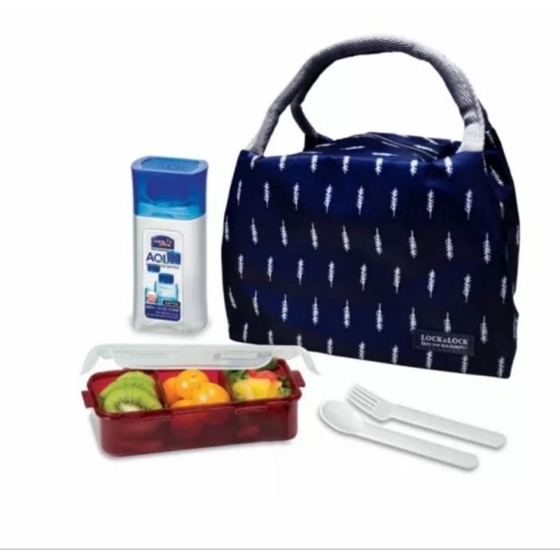 Jual Lock n Lock Lunch Box Set - Lock&Lock Lunch Set [ Ada logo ...