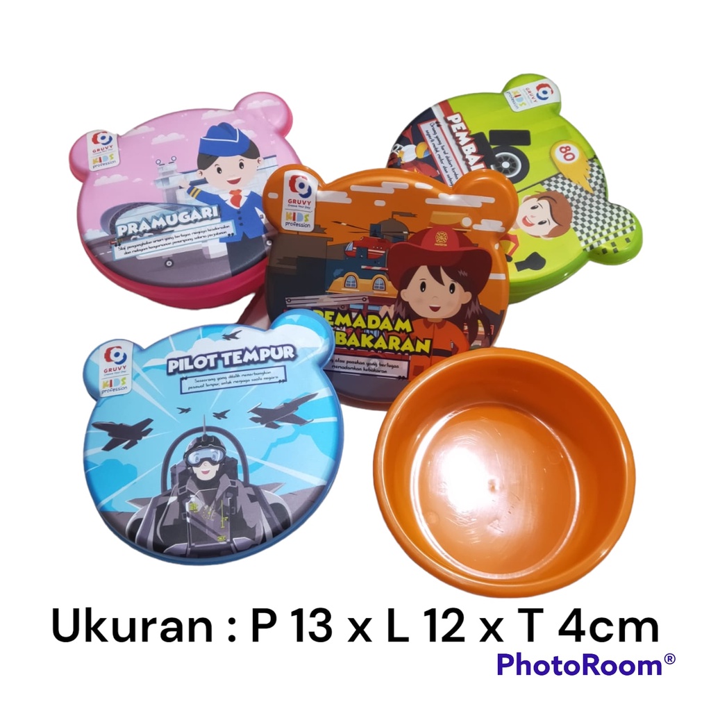 Jual Lunch Box Panda / Kotak Box Roti Sandwich / Tempat Bekal Makanan ...