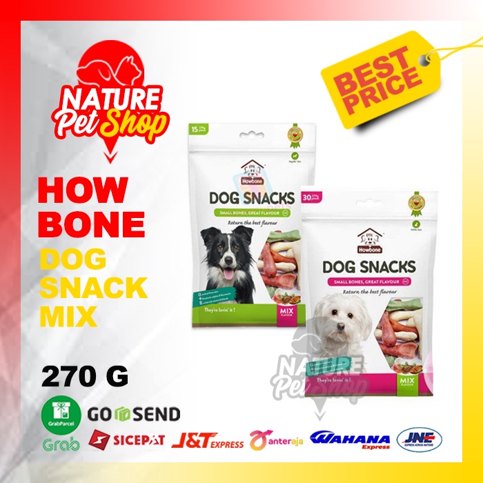 Jual Snack Anjing HOWBONE Dog Snack 270g | Shopee Indonesia