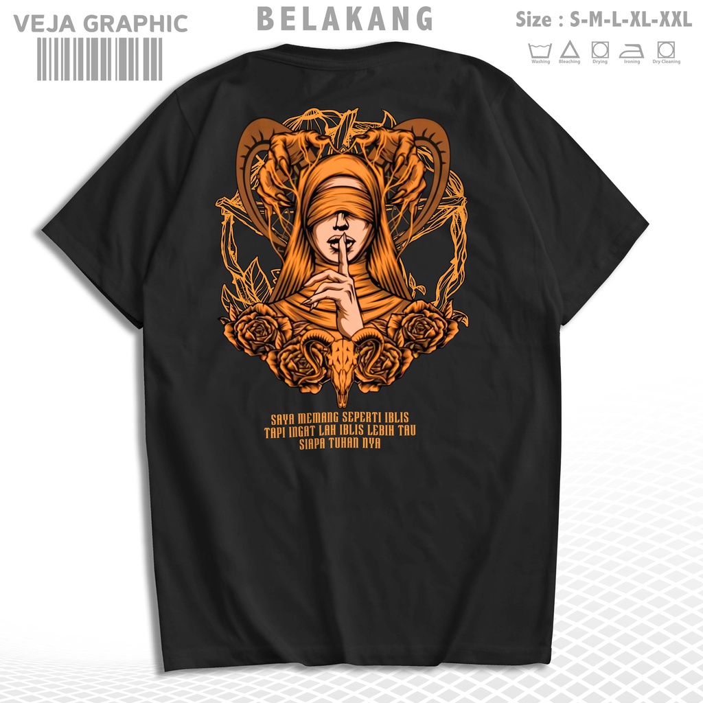Jual VEJAGRAPHIC Kaos Pluralisme Satanic Seperti Iblis | T-Shirt ...