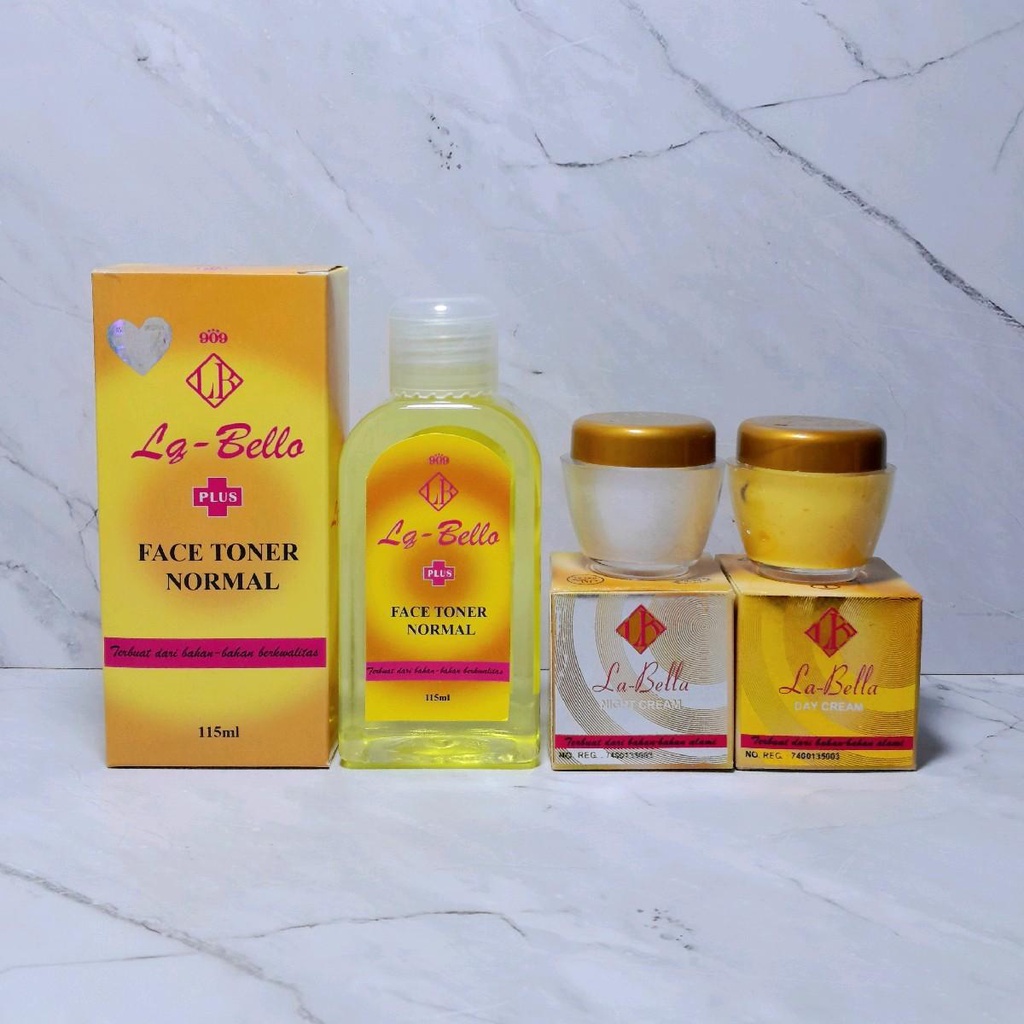 Jual Toner + Cream Day & Night La Bella / La-Bella Original | Shopee ...