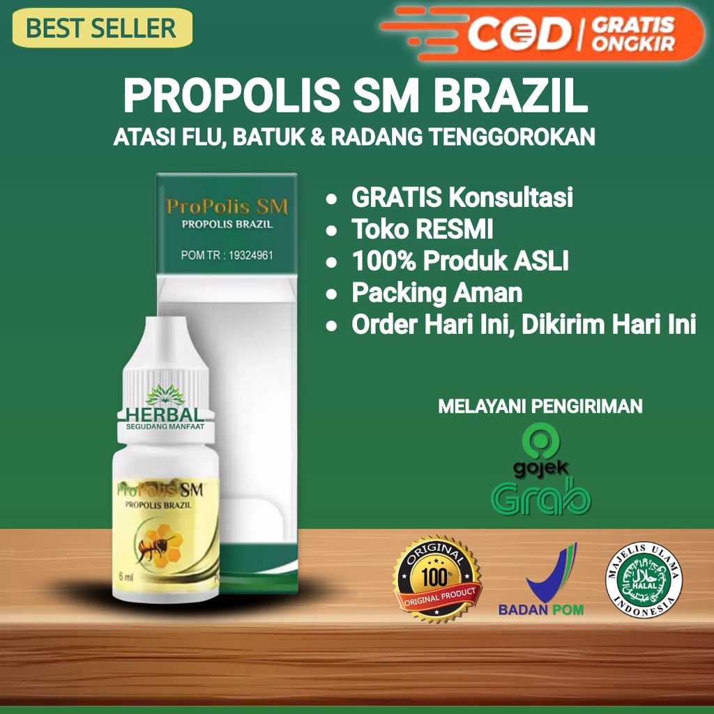 Jual OBAT FLU BATUK RADANG TENGGOROKAN ANAK DAN DEWASA PROPOLIS SM ...