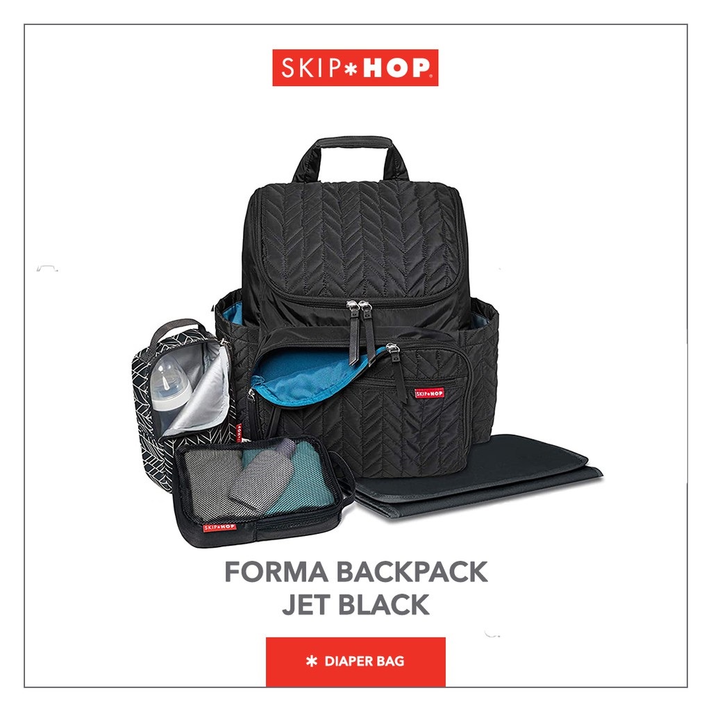 Jual Skip Hop Forma Backpack - Jet Black | Shopee Indonesia