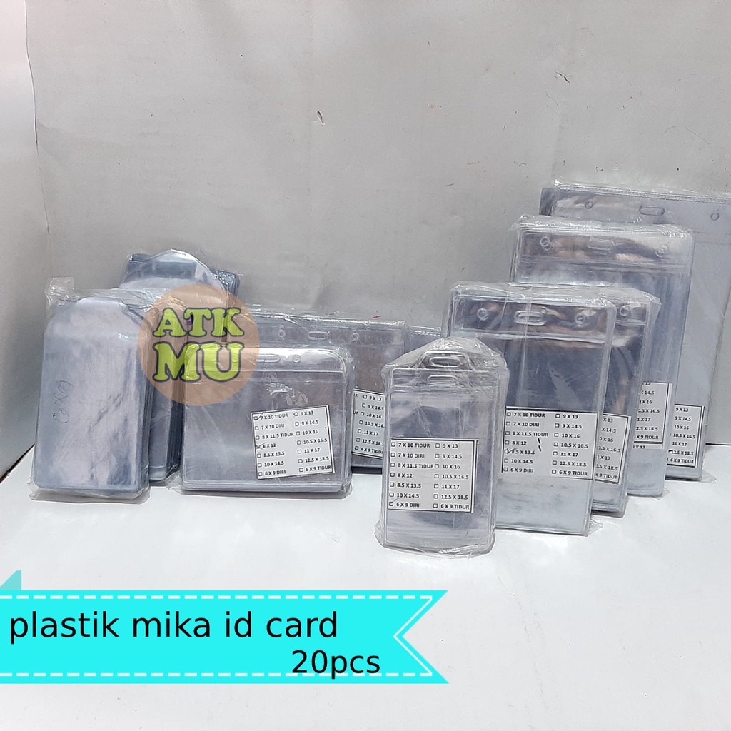 Jual Plastik Mika Name Tag ID Card 20pcs | Shopee Indonesia