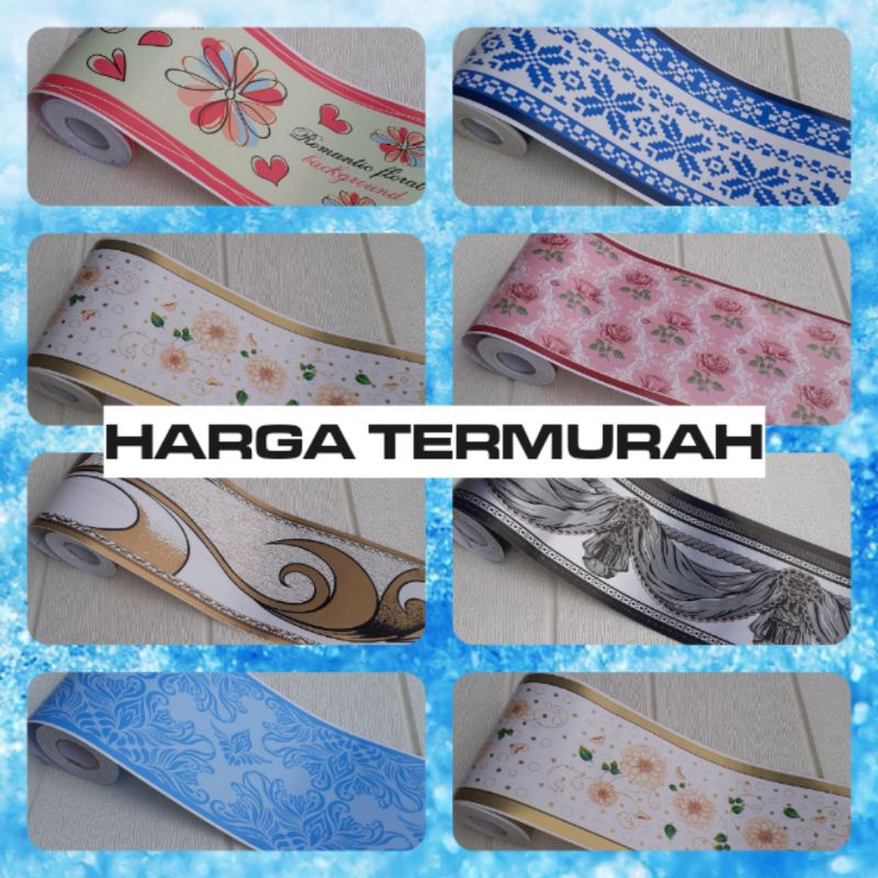 Jual Border List Stiker List Wallpaper 10cm x 1m Stiker List Aesthetic ...